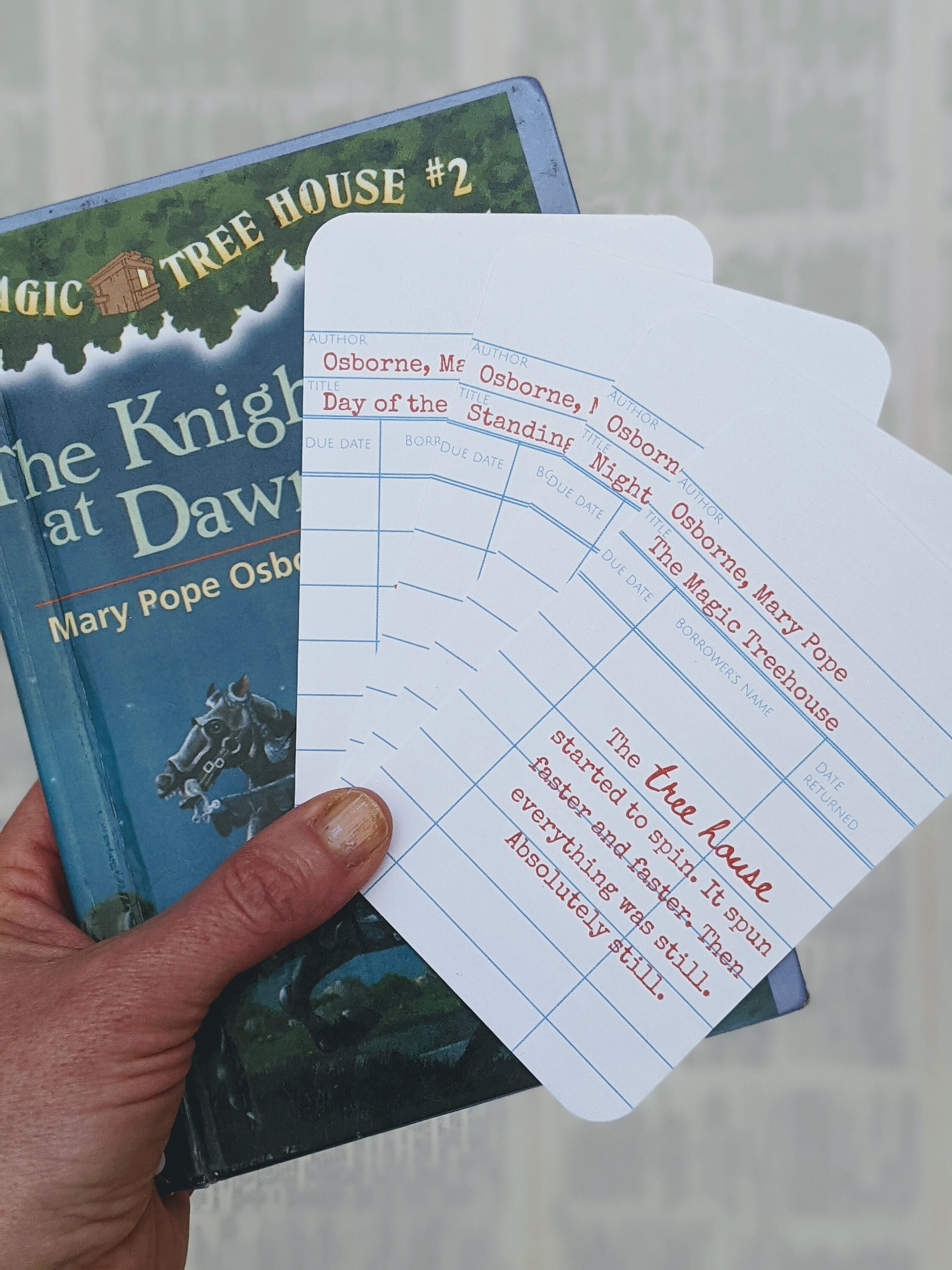 Magic Treehouse Bookmarks Quotes Mary Pope Osborne - Etsy