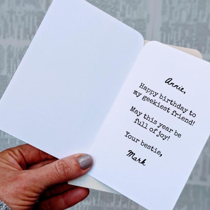 One for the Books Birthday Card Library Card Book Lover | Etsy