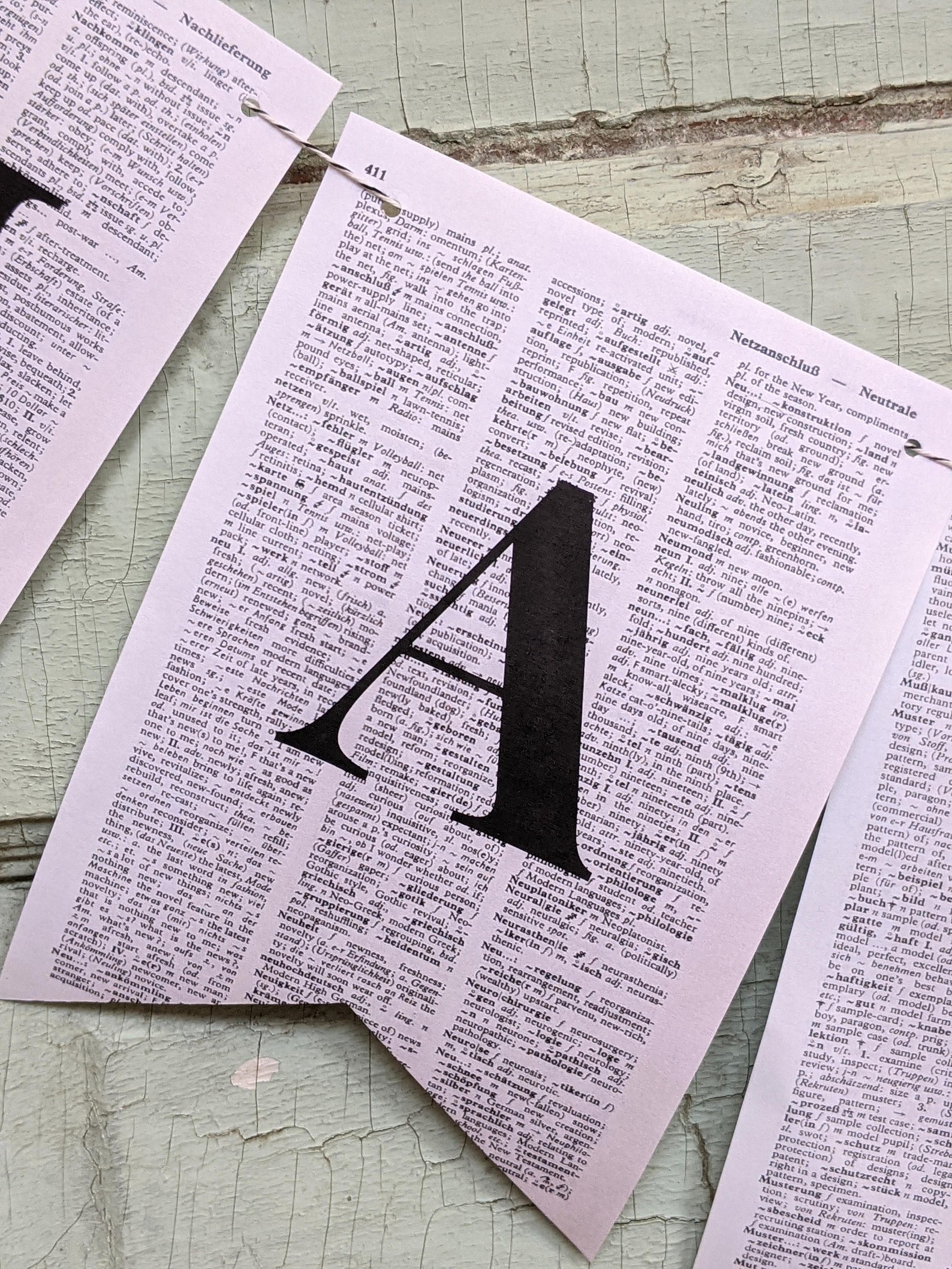 Custom PDF Printable Book Page Birthday Banner, Bookish Party Decor ...