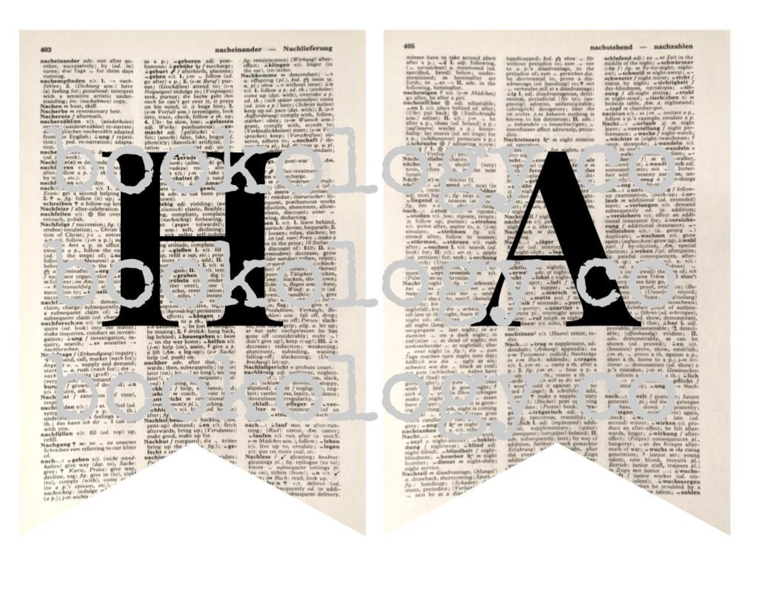 PDF Printable Book Page Birthday Banner Bookish Party Decor - Etsy