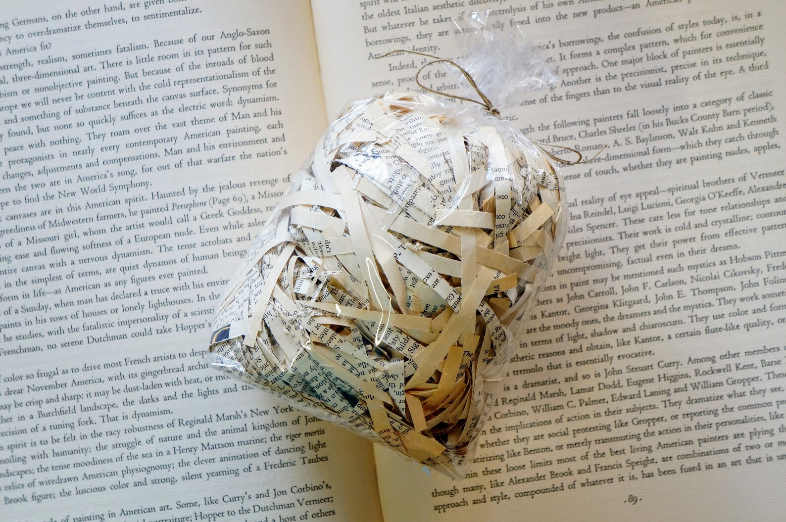 Bookish Gift Wrap Packaging Material Shredded Book Pages - Etsy