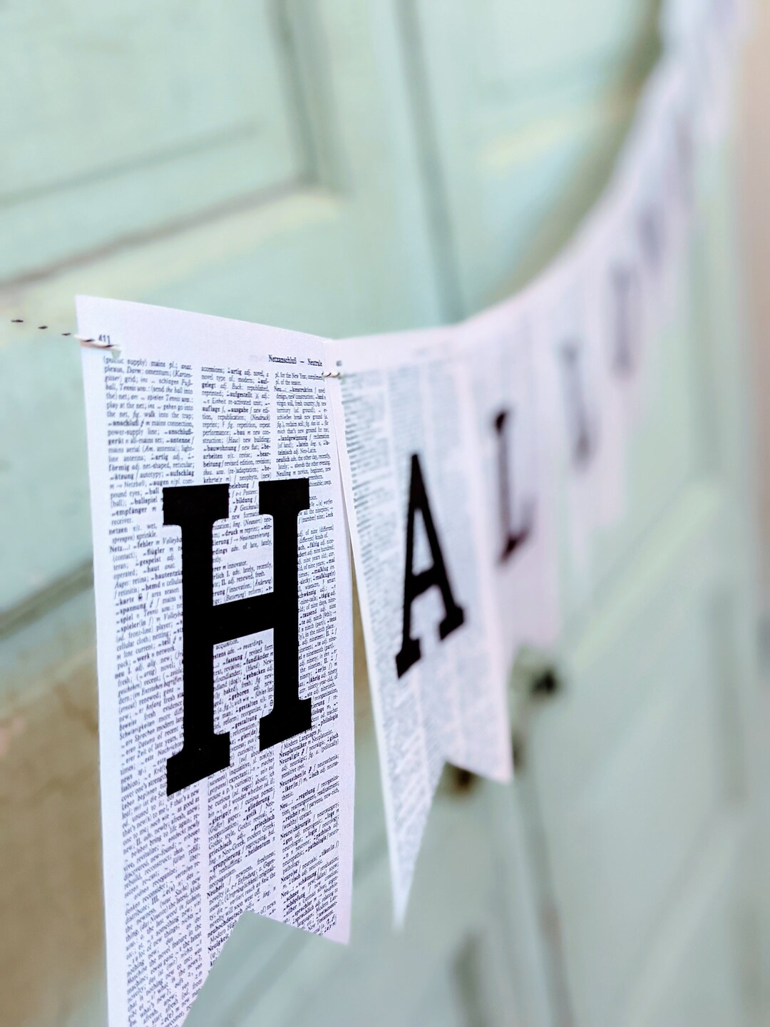 PDF Printable Halloween Banner Bookish Party Decor Book - Etsy