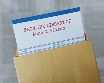Library Cards Vintage - Etsy