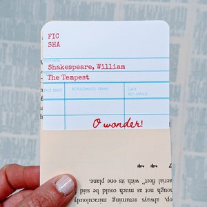 Shakespeare Thank You Card, Shakespear Quotes, Gratitude Card, Teacher ...