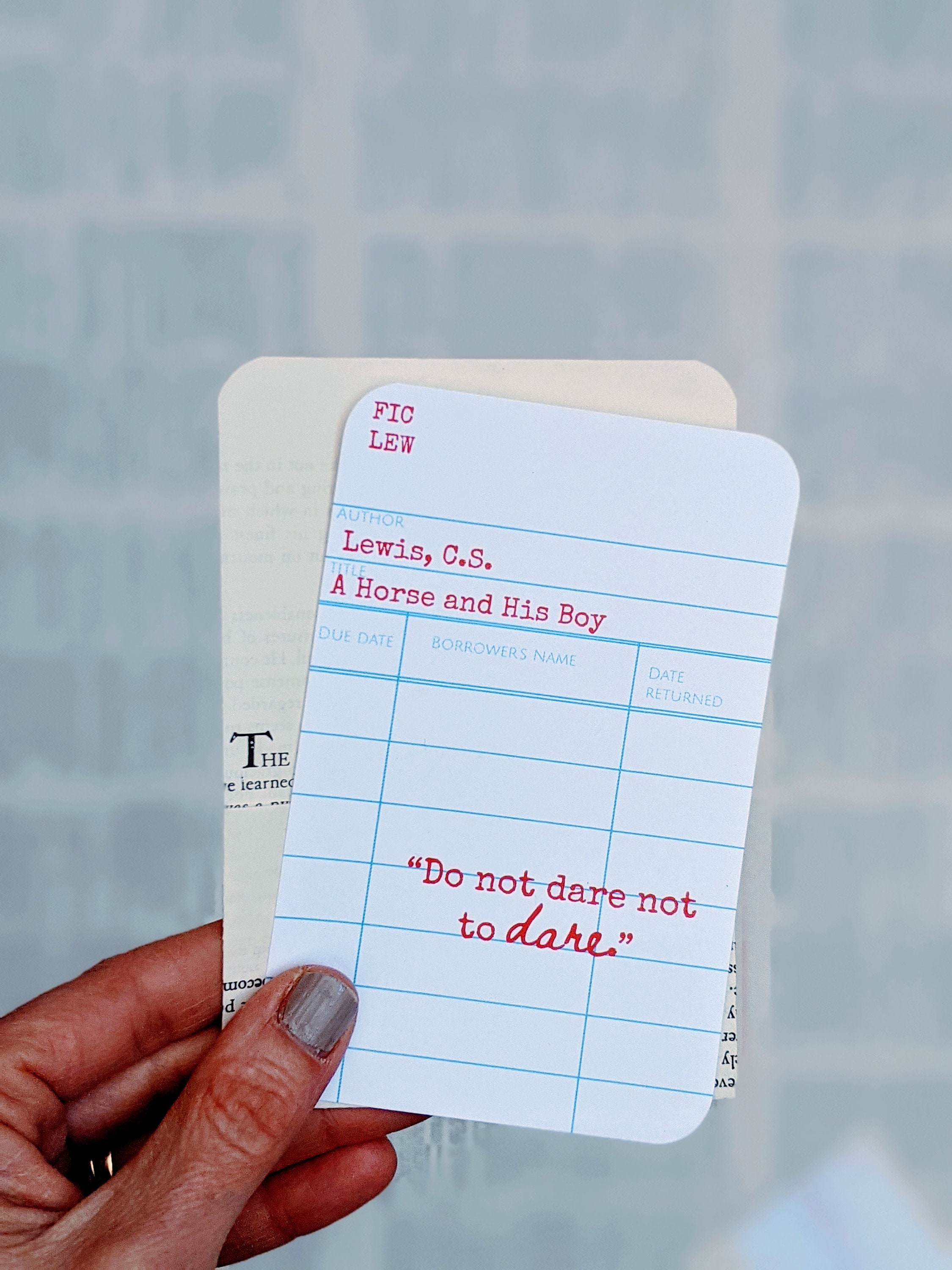 Narnia Bookmarks, CS Lewis Quotes, Literary Gift, Book Lover, Bookish ...