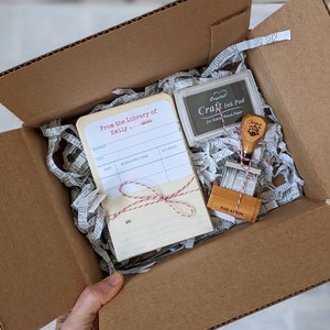 Custom Library Card Book Plates Set of 20, With Date Stamp, Book Lover ...