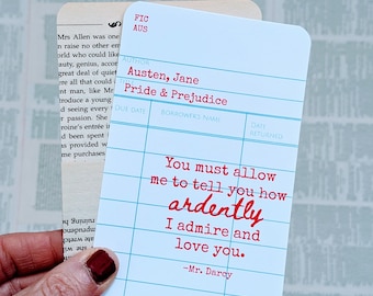 Jane Austen Bookmark-pride and Prejudice Bookmark-quote - Etsy