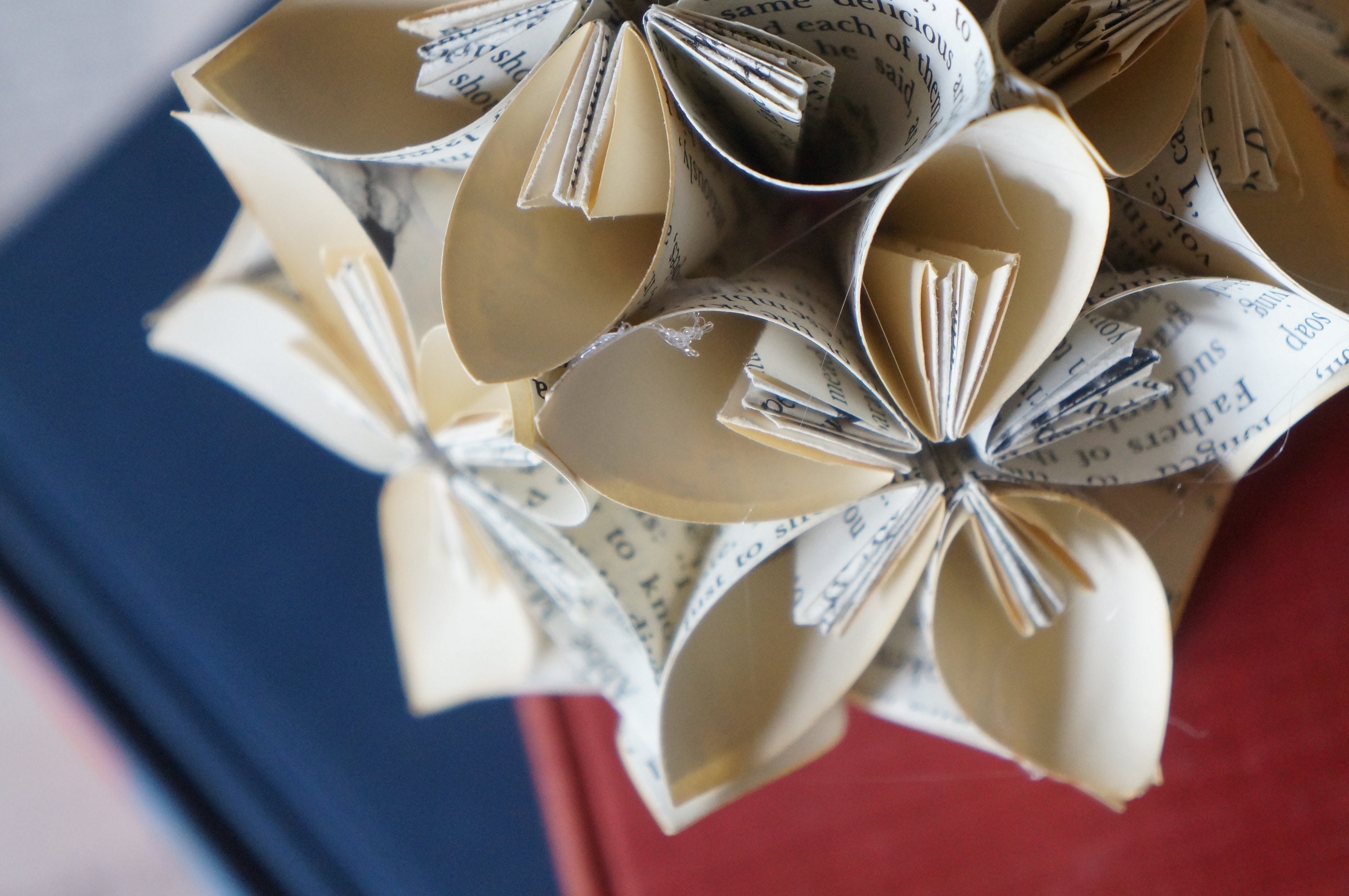 Book Page Ornament Christmas Teacher Gift Book-lover | Etsy