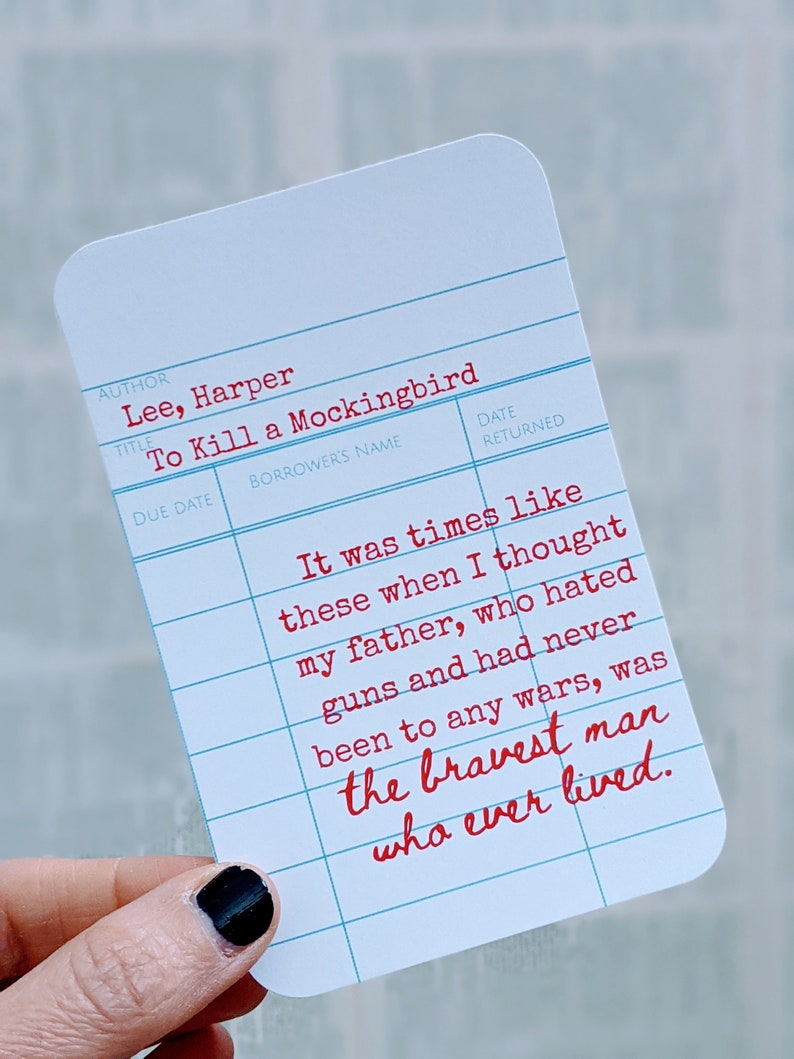 To Kill a Mockingbird Bookmarks Harper Lee Quotes Atticus - Etsy