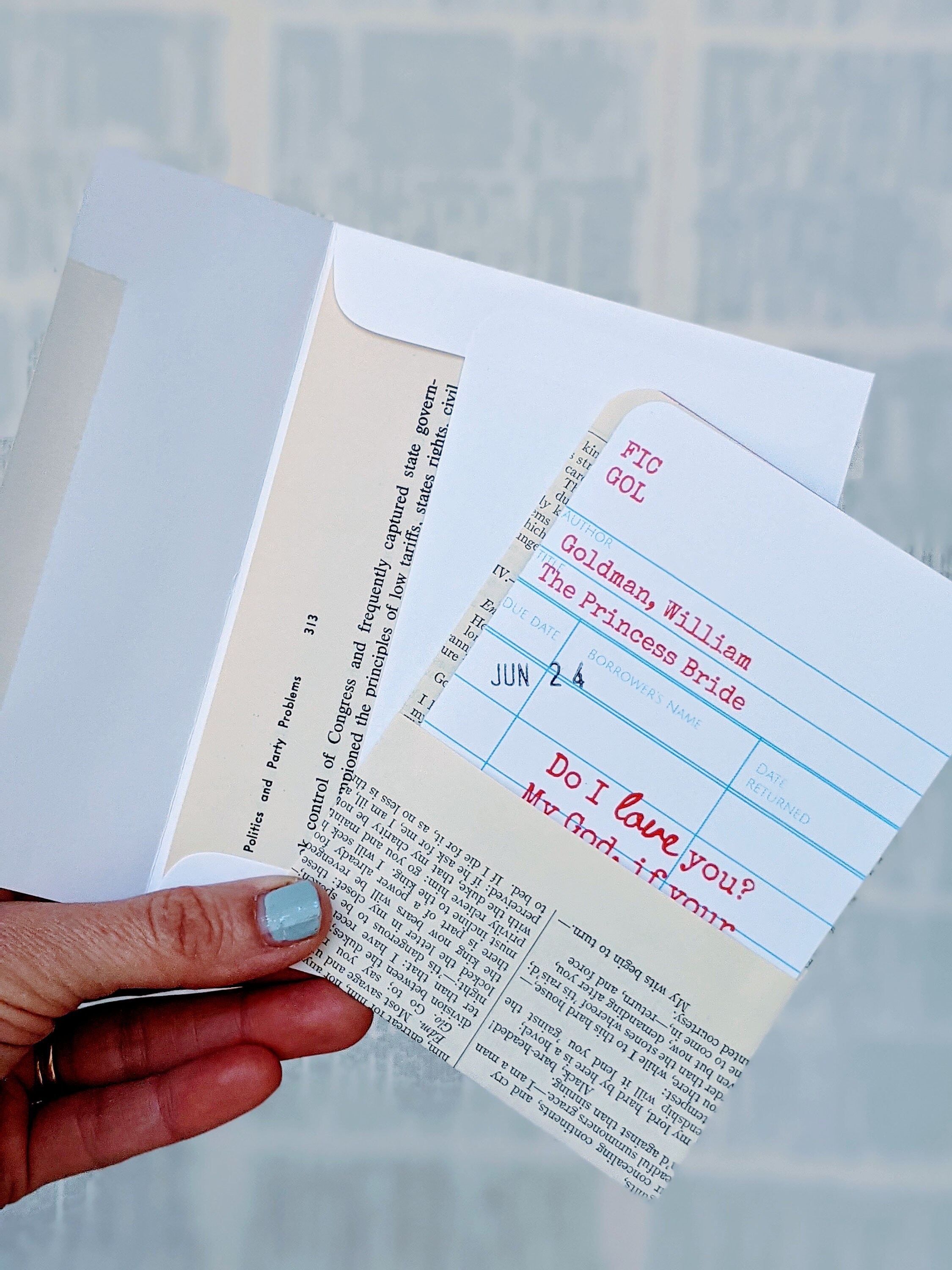 Princess Bride Valentine Anniversary Wedding Library Card - Etsy