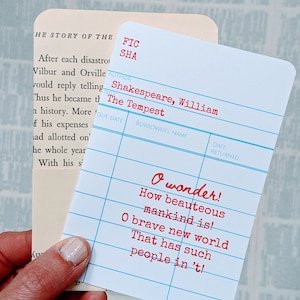 Shakespeare Thank You Card, Shakespear Quotes, Gratitude Card, Teacher ...