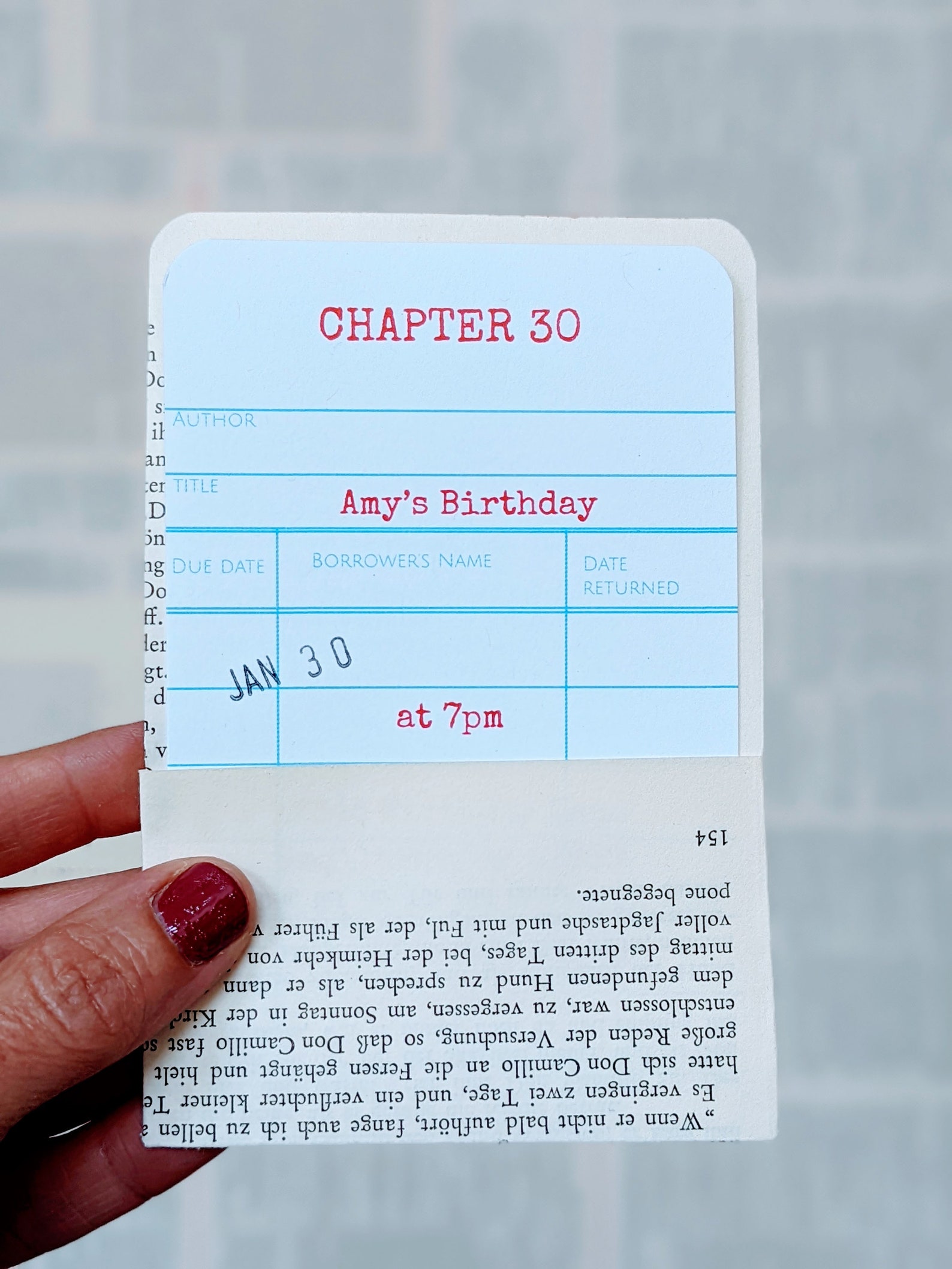 Custom Graduation Library Card Invitations Birthday Party Etsy