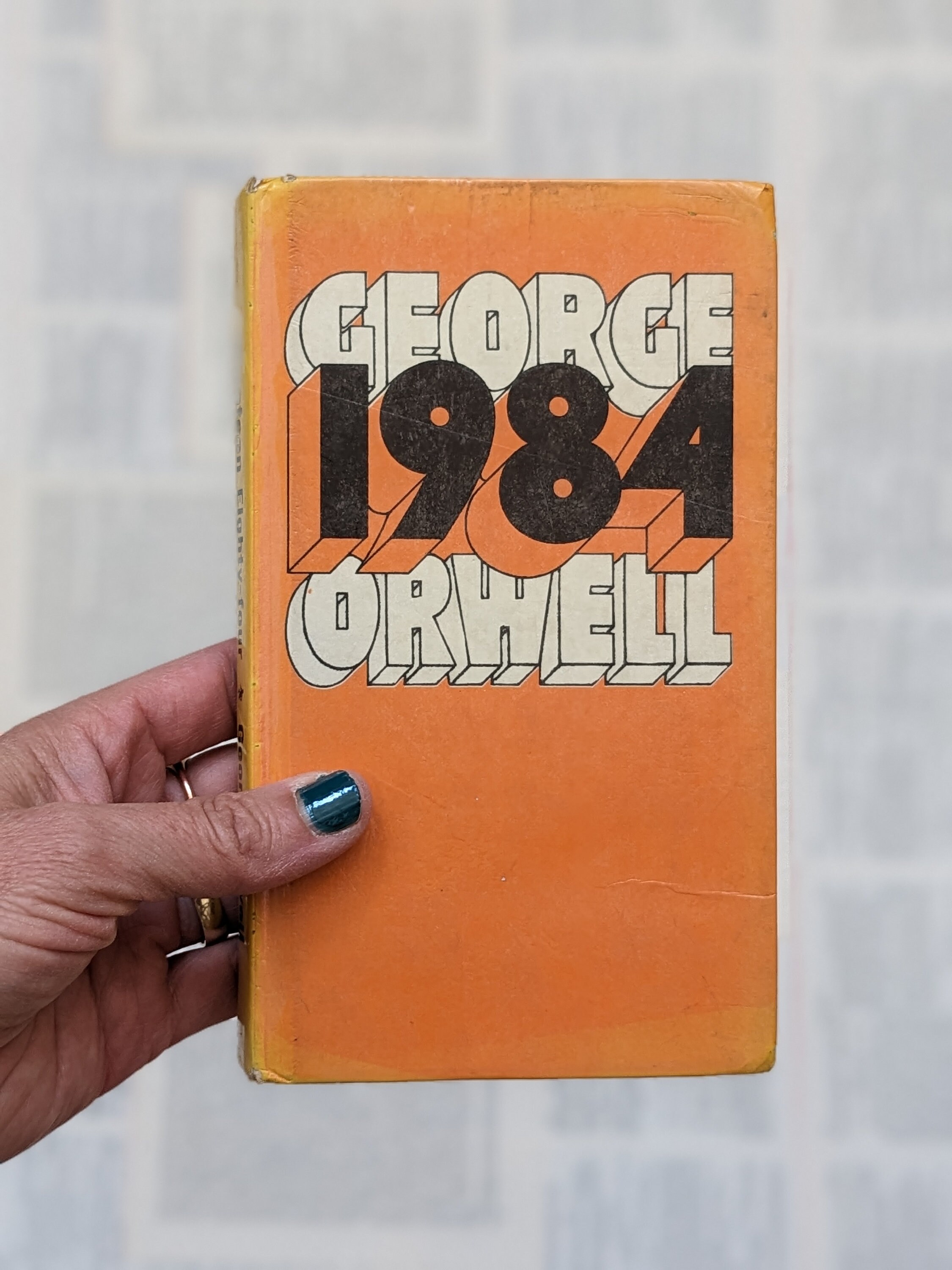 1984 Book Cover Orange