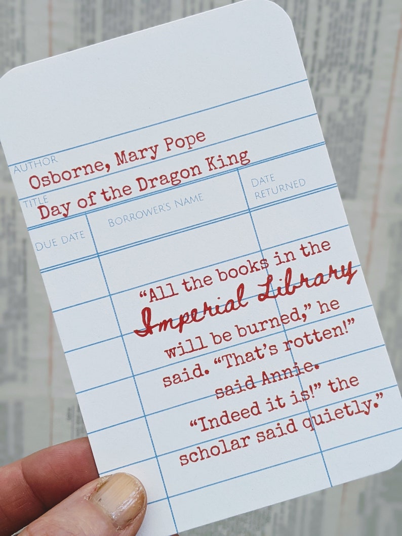 Magic Treehouse Bookmarks Quotes Mary Pope Osborne | Etsy