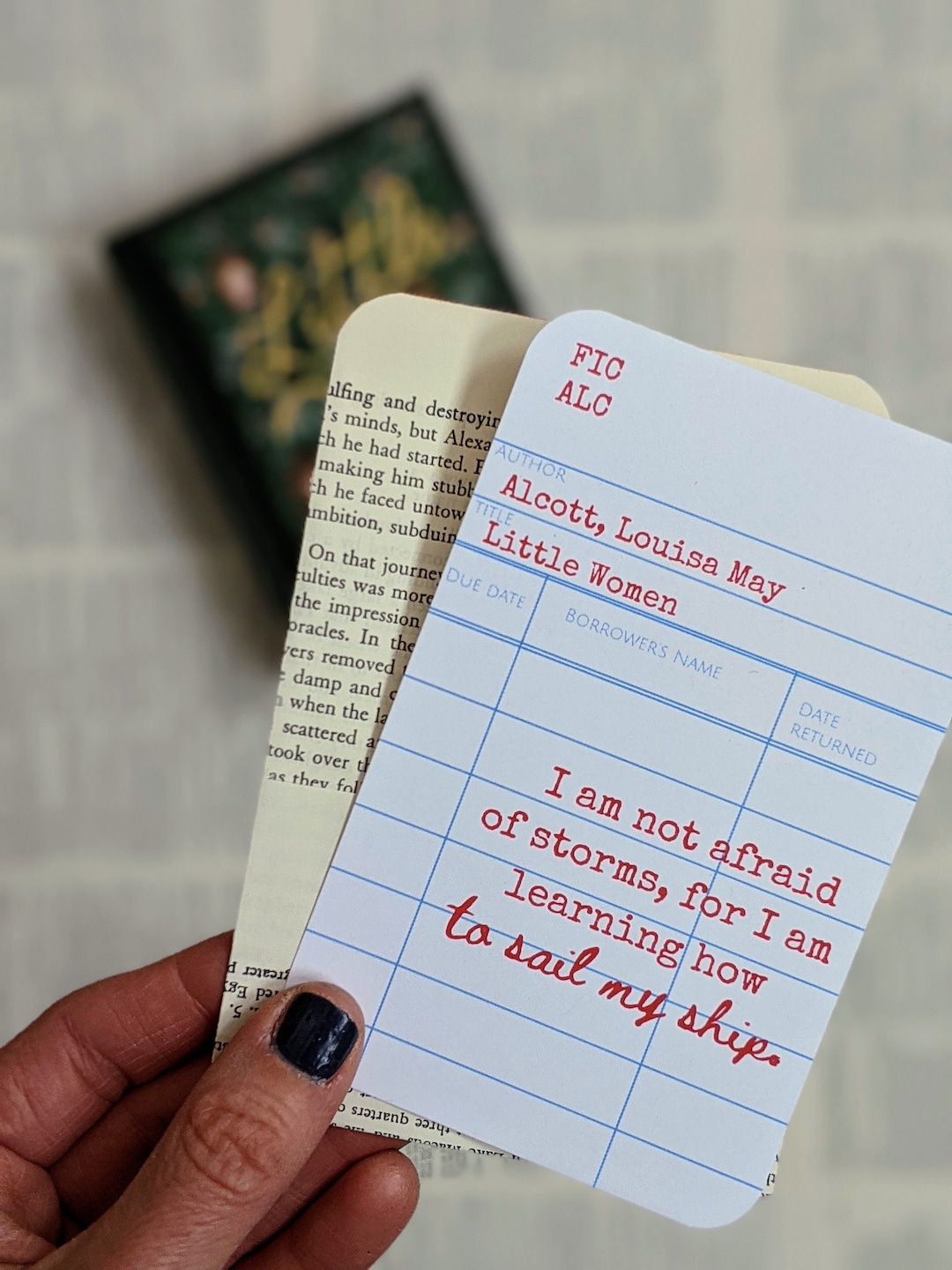 Bookmarks Little Women, Quotes, Louisa May Alcott, Little Women Gift ...