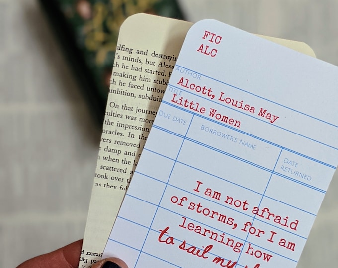 Bookmarks Little Women, Quotes, Louisa May Alcott, Little Women Gift ...