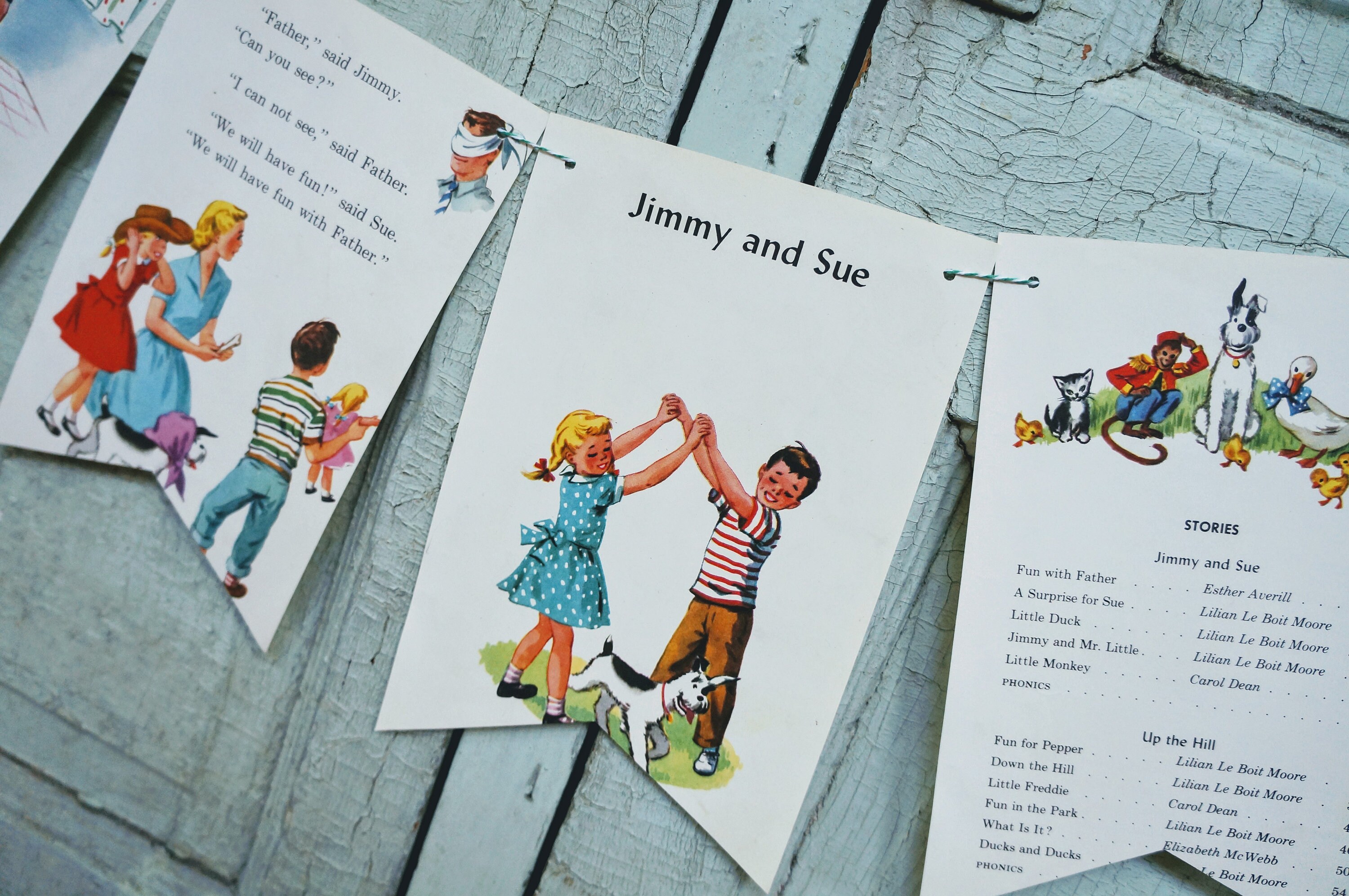 Vintage Storybook Decor, Nursery, Banner, Wall Hanging, Baby Shower ...