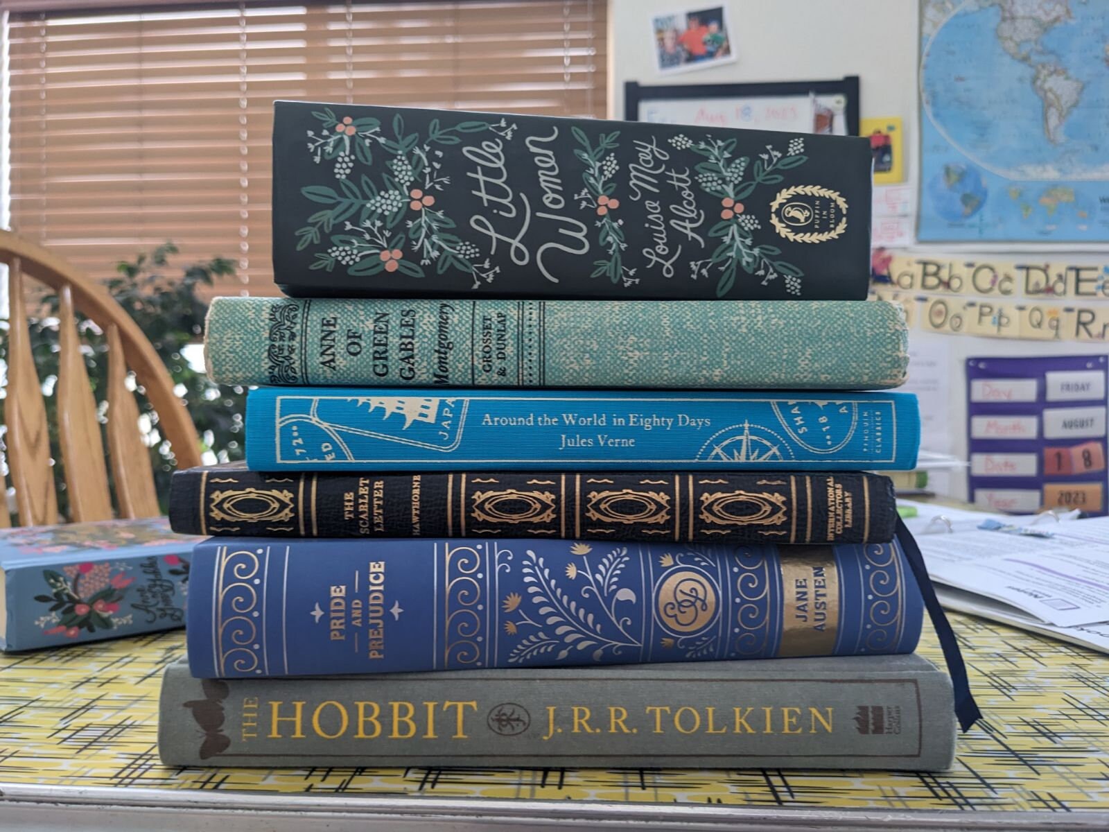 Custom Handpainted Bookstack, Your Choice of Titles, 8x10 Painting ...