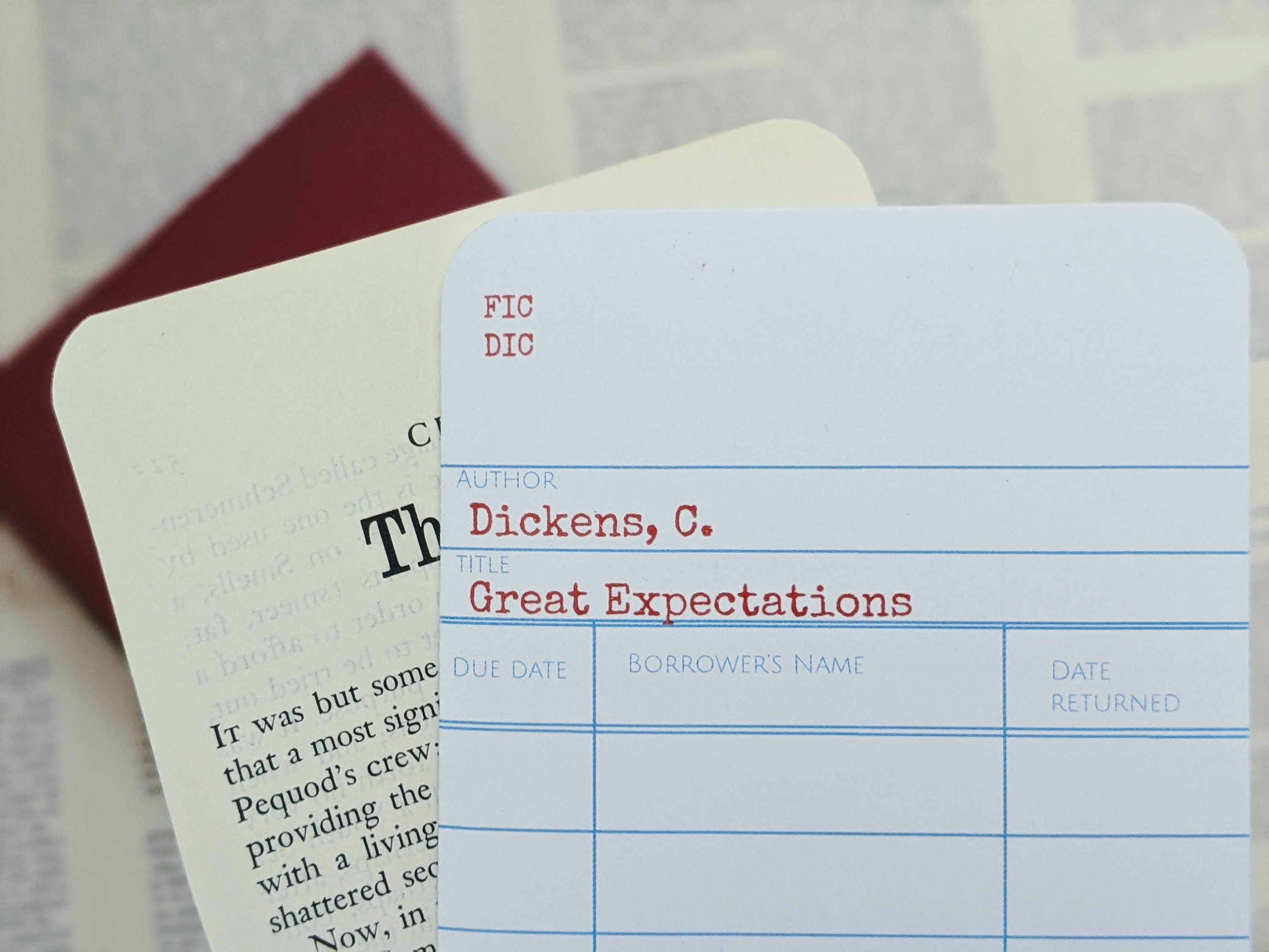 Book Lover Wedding Anniversary Card Charles Dickens Literary | Etsy