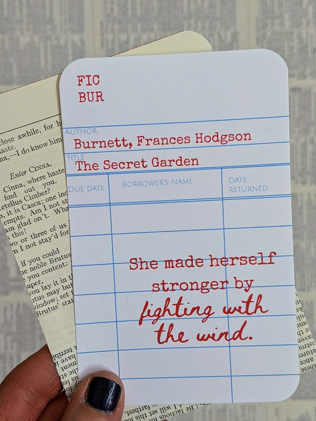 The Secret Garden, Literary Gift, Book Lover, Girl Power, Book Quotes ...