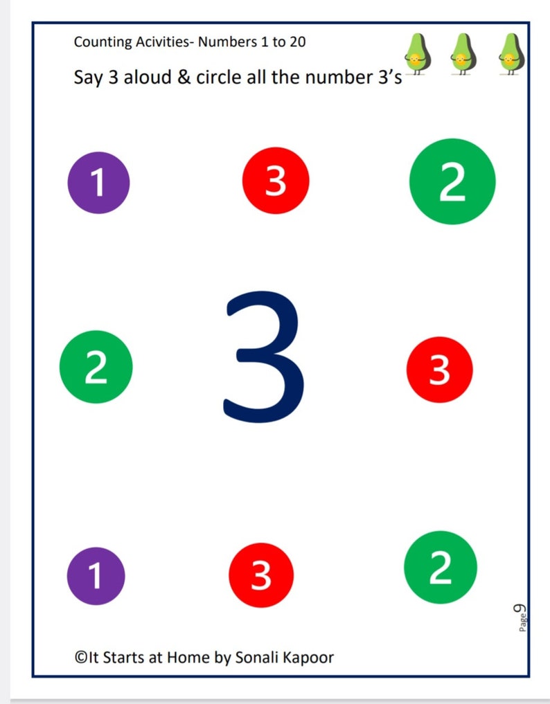 Counting Number 1-20 Math Bundle, 35+ Early Math Activities| Preschool ...