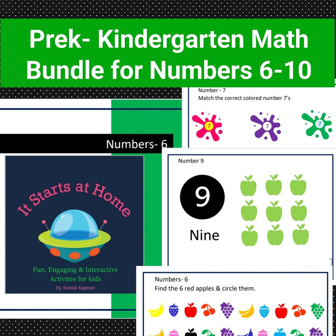 Math Busybook Printable Toddler Activities Kindergarten Worksheet Math ...