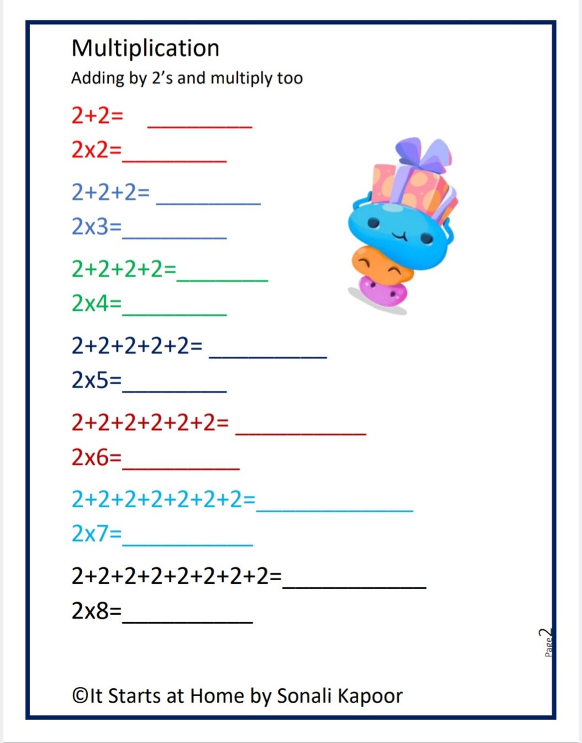 Multiplication Worksheets 80 Activities Multiplication Chart 5-10 Years ...