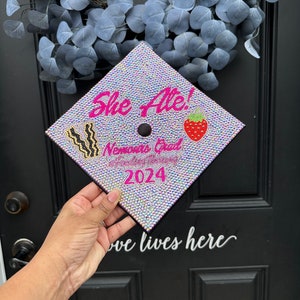 Custom Bling Mortarboard Topper| Custom Rhinestone Graduation Cap ...