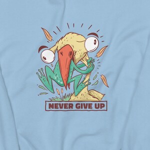 Never Give up Frog - Etsy