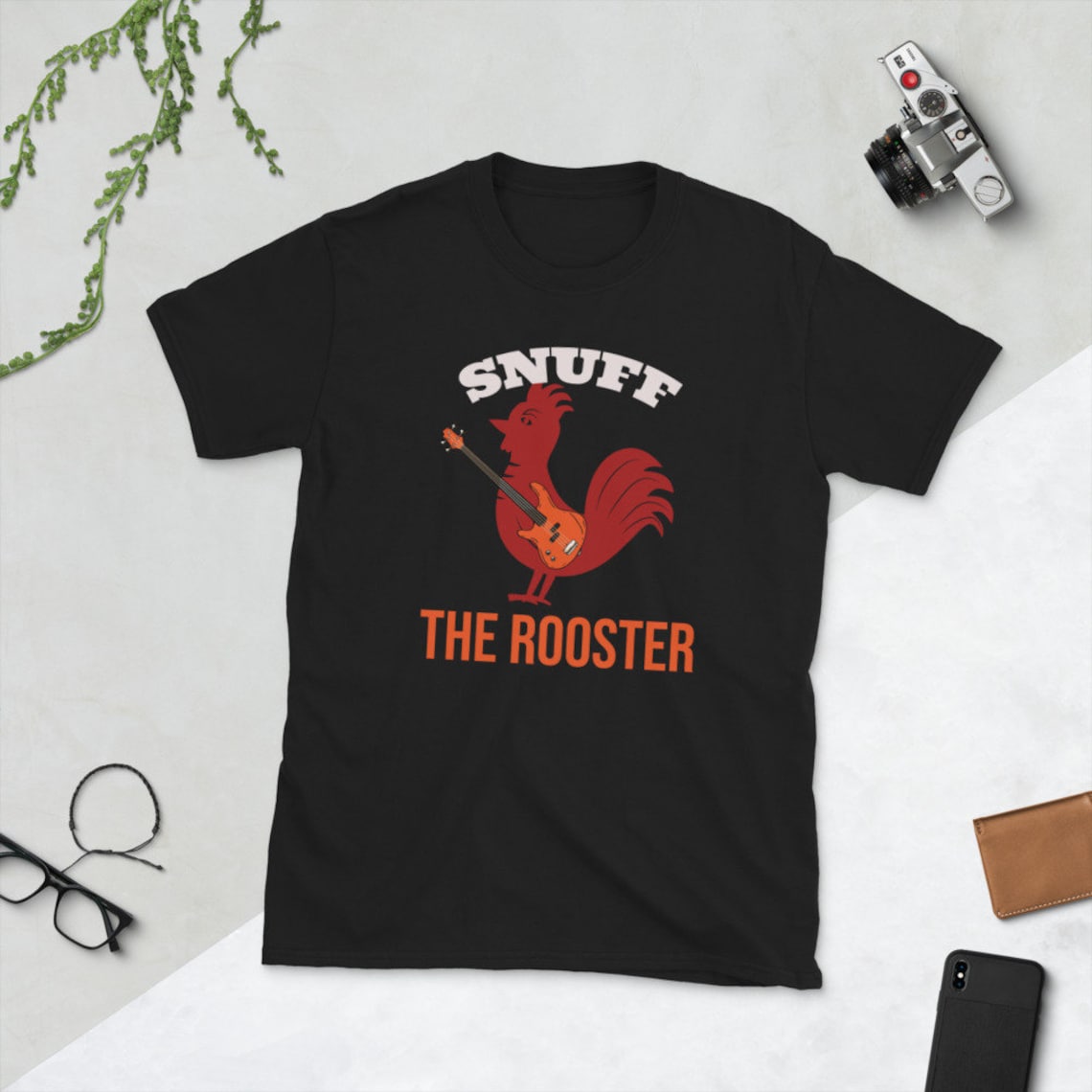Snuff the Rooster Rock Guitar Design PSC Buster Release Short-sleeve ...