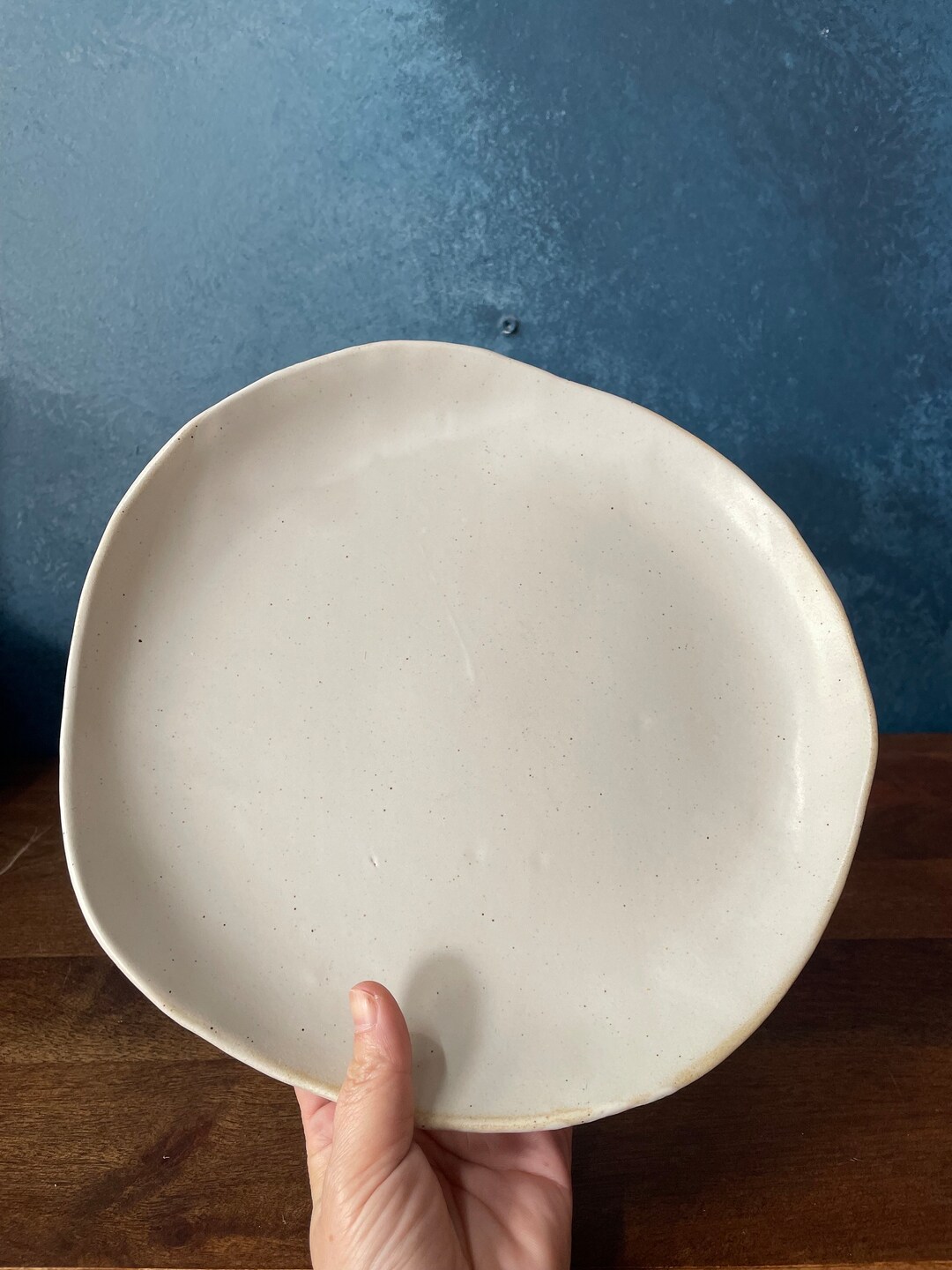 Hand-thrown Uneven Plates Two Sizes - Etsy