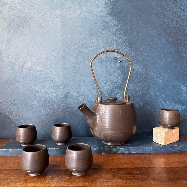 Black Tea Set - Etsy