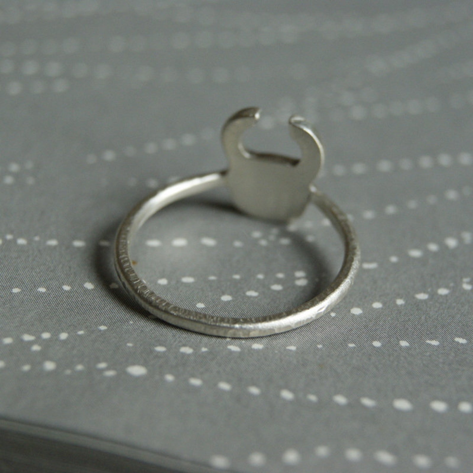 Little Hollow Knight Ring Sterling Silver Handmade Inspired - Etsy