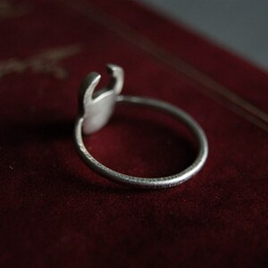 Little Hollow Knight Ring, Sterling Silver, Handmade, Inspired by ...
