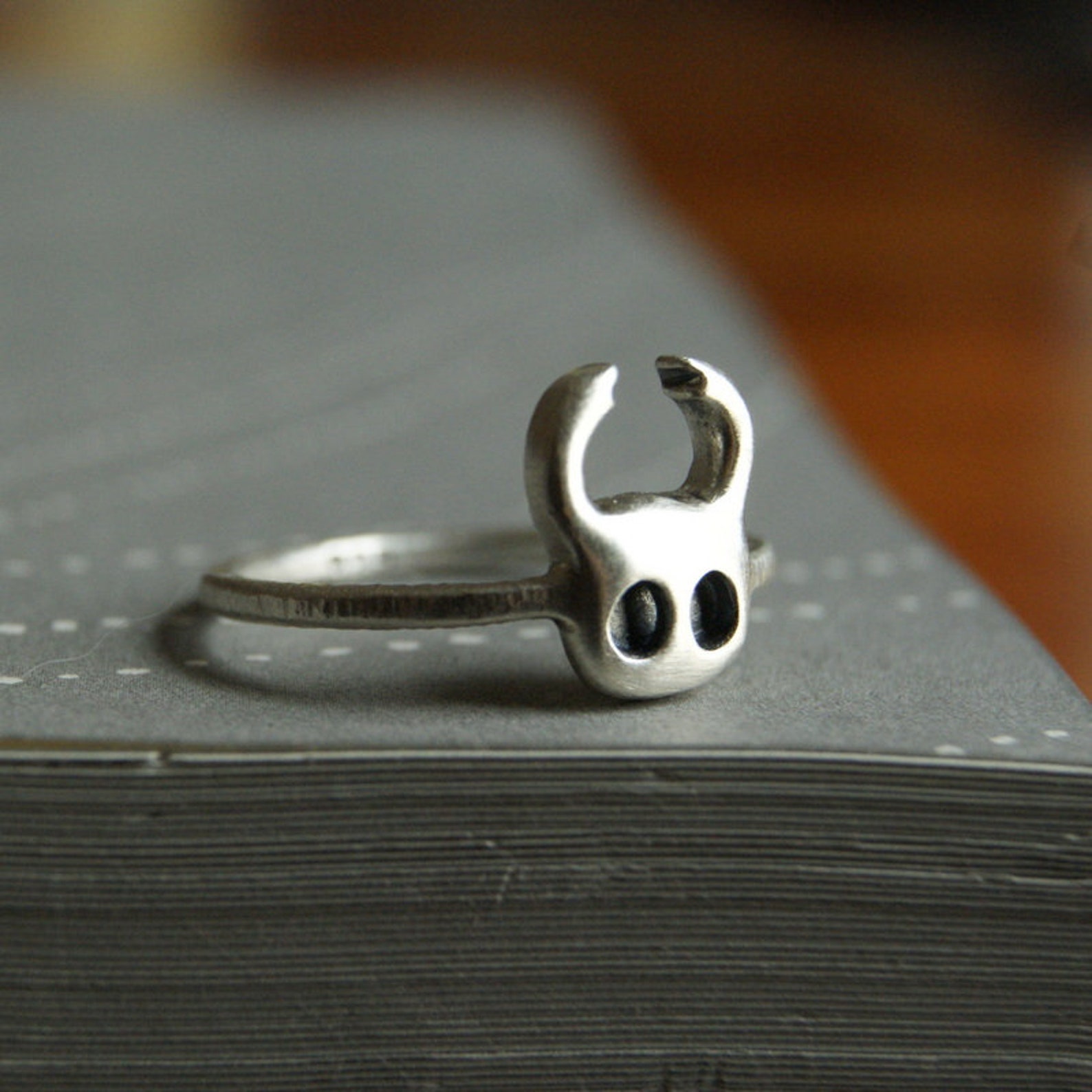 Little Hollow Knight Ring Sterling Silver Handmade Inspired - Etsy