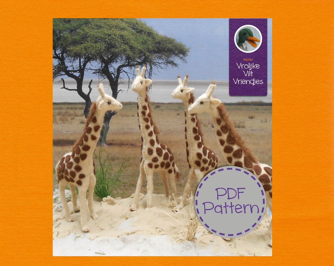 Giraffe Pdf Pattern - Etsy