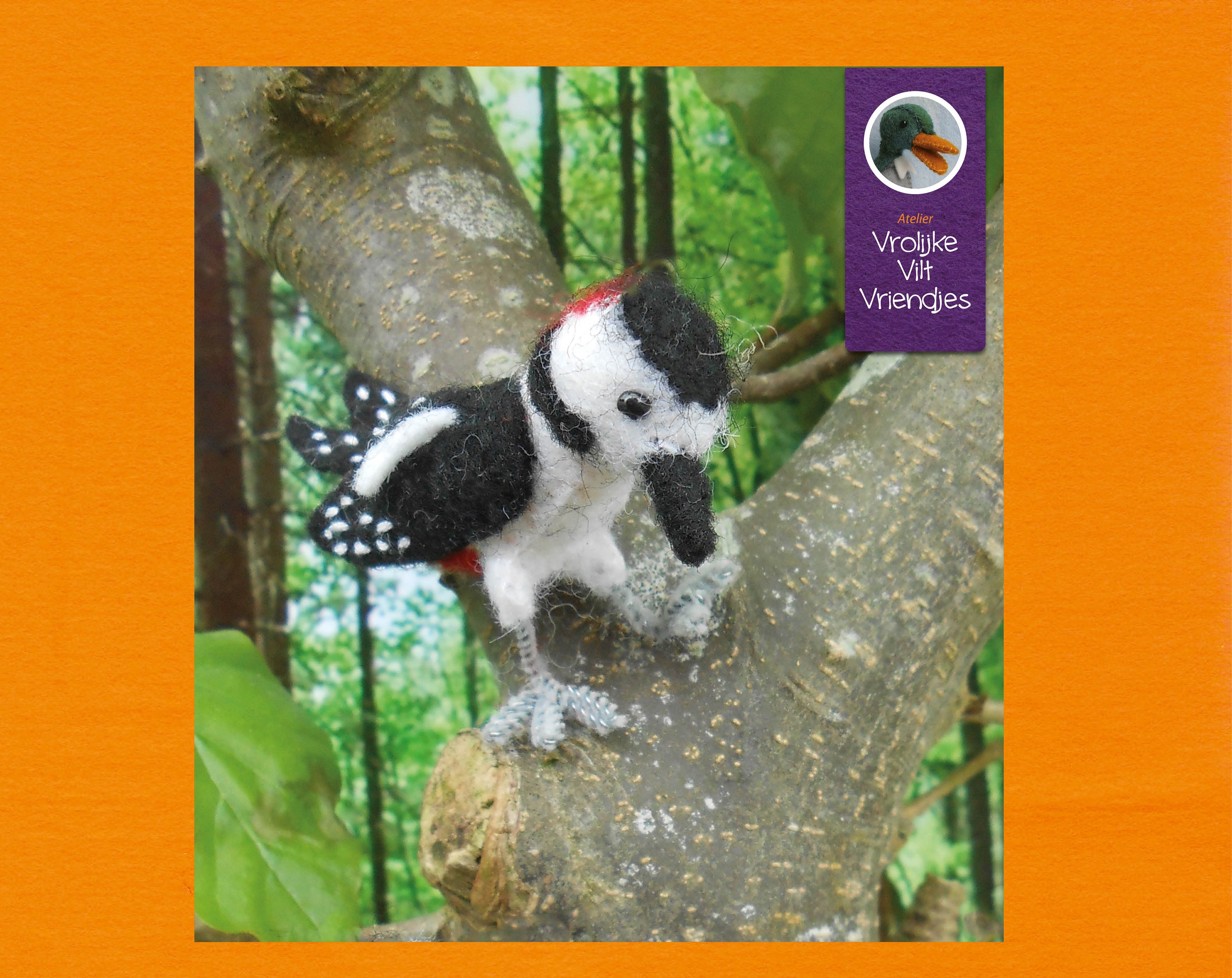 The Spotted Woodpecker PDF Pattern & Turorial in English - Etsy