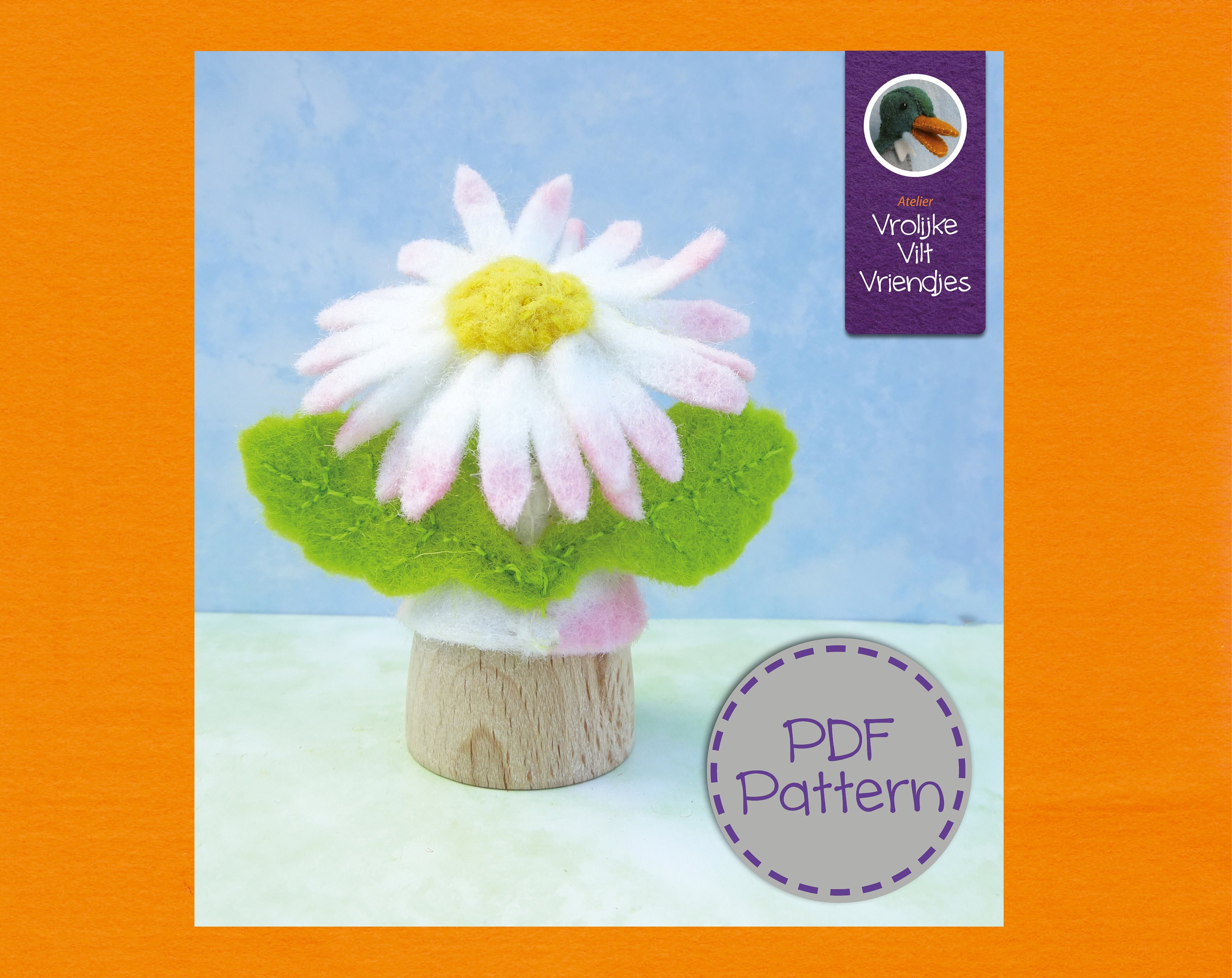 Daisy Flower Doll Pdf Pattern - Etsy