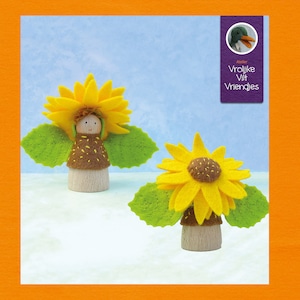 Sunflower Flower Doll Pdf Pattern - Etsy