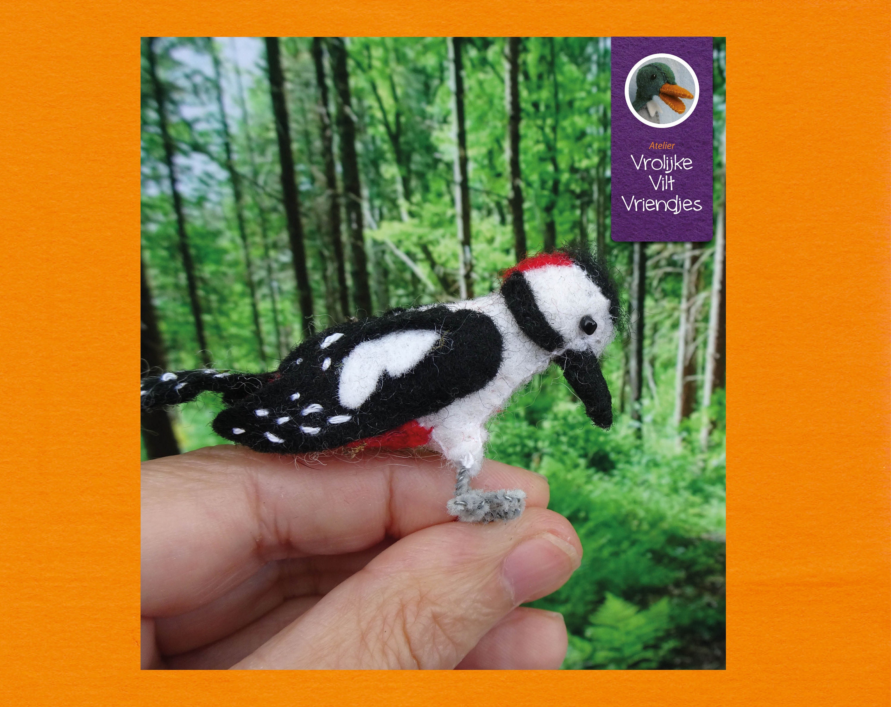 The Spotted Woodpecker PDF Pattern & Turorial in English - Etsy