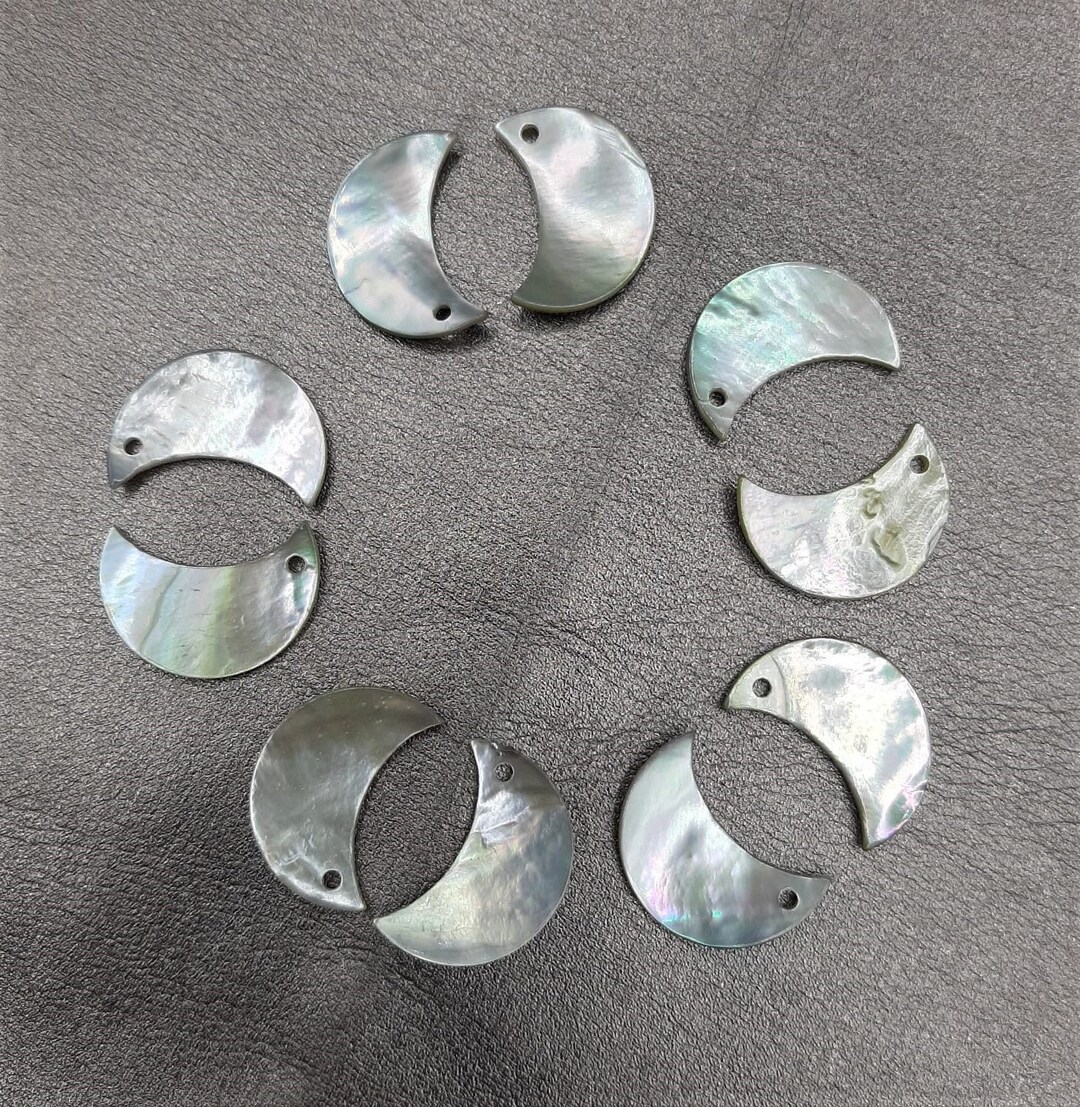 Mother of Pearl Buttons Moon 22mm 10pcs Knitwear, Jacket, Suit, Linen ...