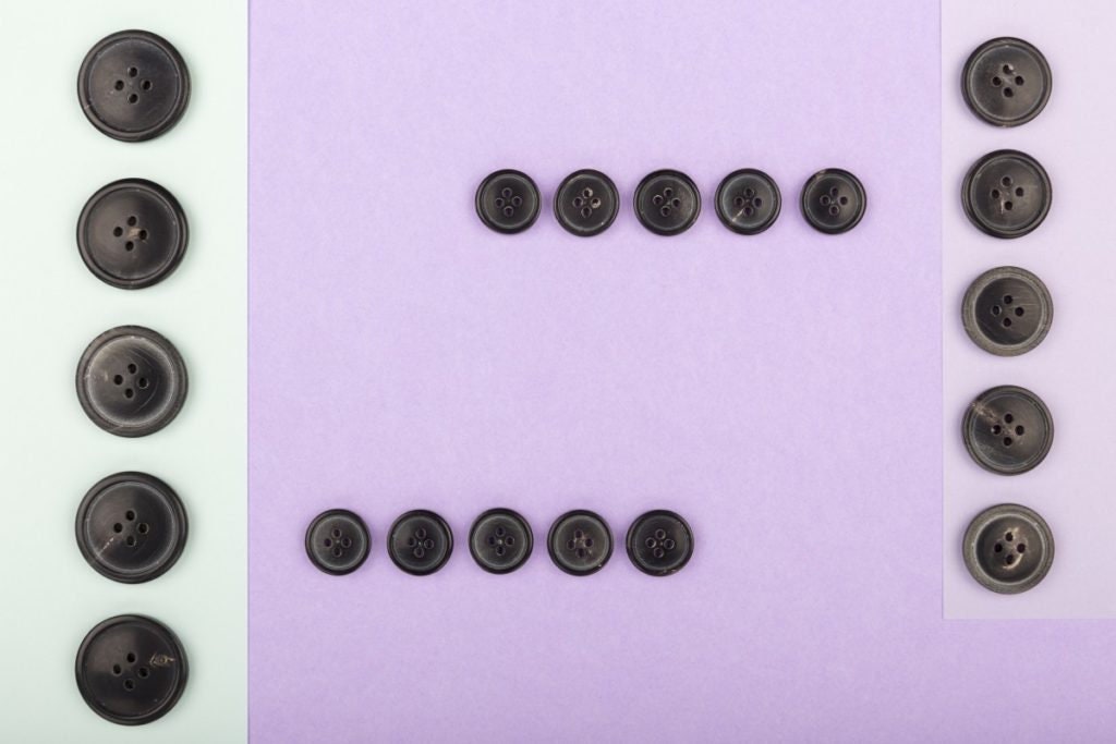 Buttons & Closures Sewing & Fiber 15 real hirschhorn Ø 14 mm 25 mm ...