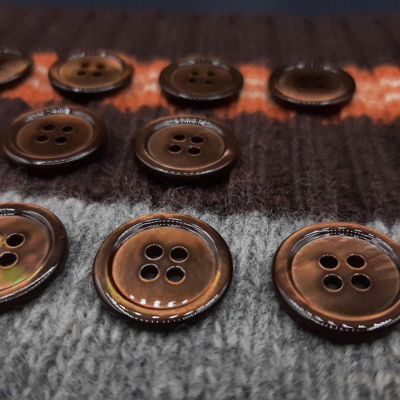 Brown Buttons - Etsy