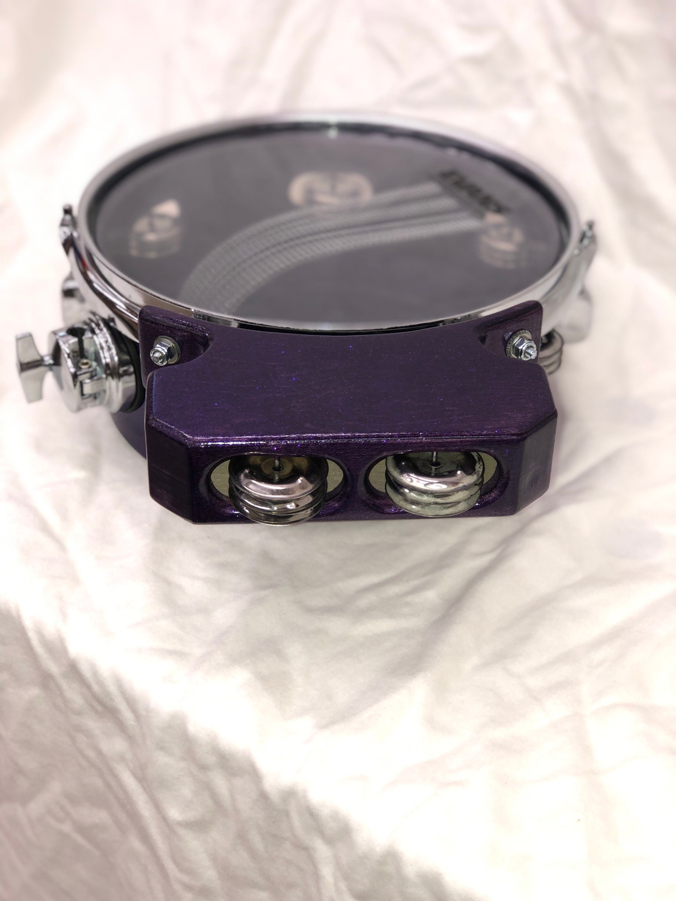 Purple Sparkle Tambo Snare With Rimbourine - Etsy