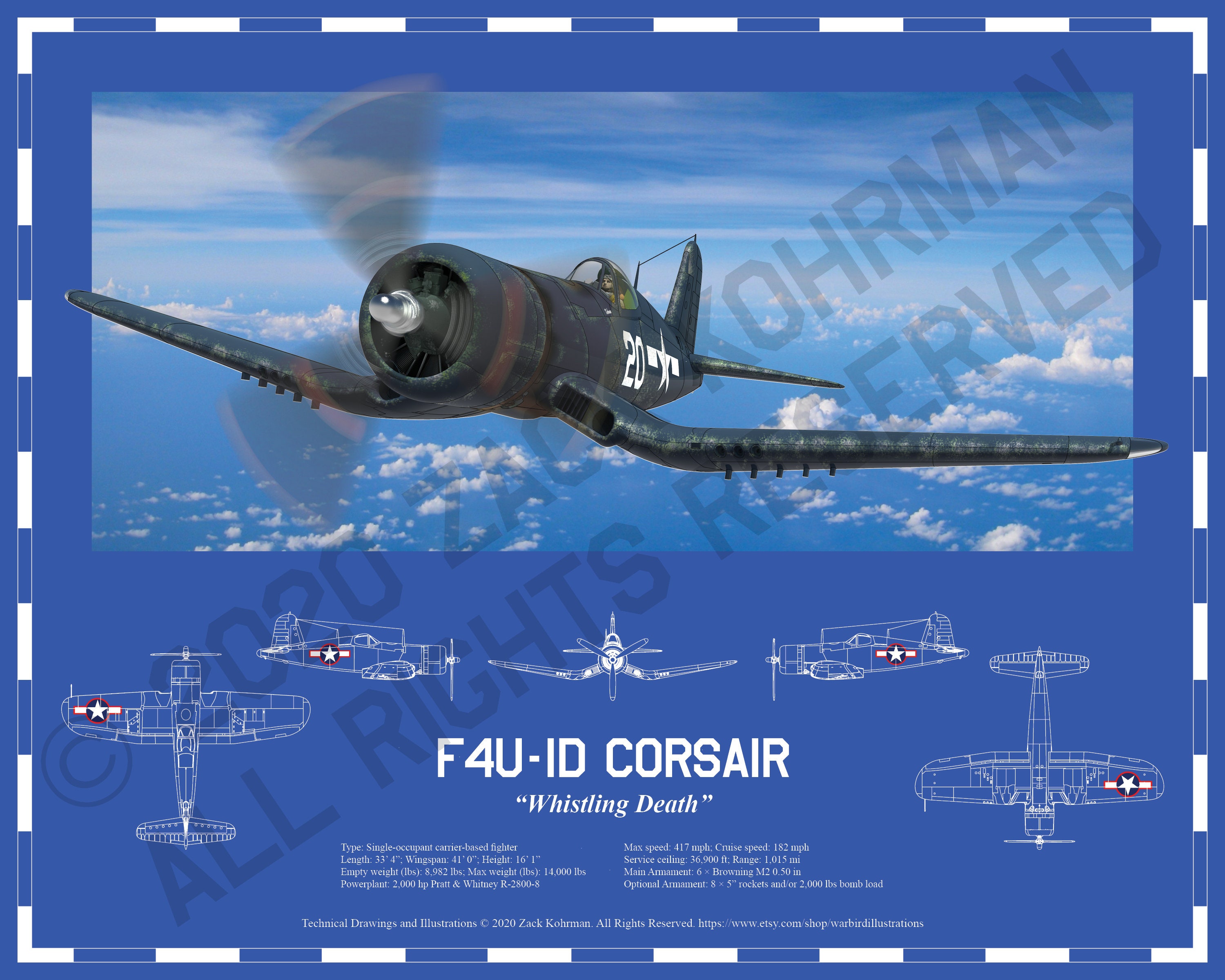 Vought F4u Corsair for sale | Only 2 left at -60%