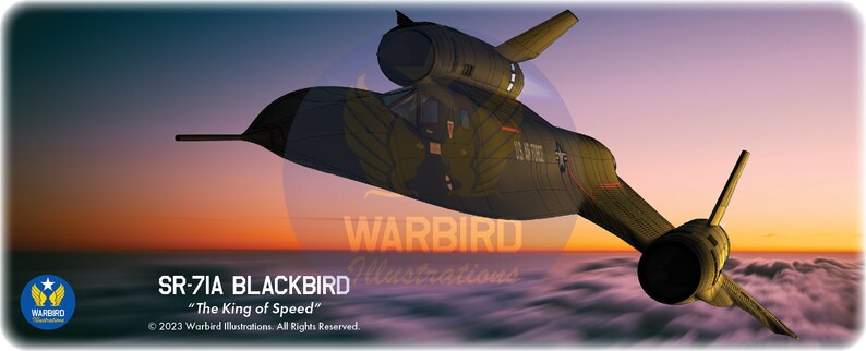 Warbird Illustrations: SR-71A Blackbird Silhouette Coffee Mug - Etsy