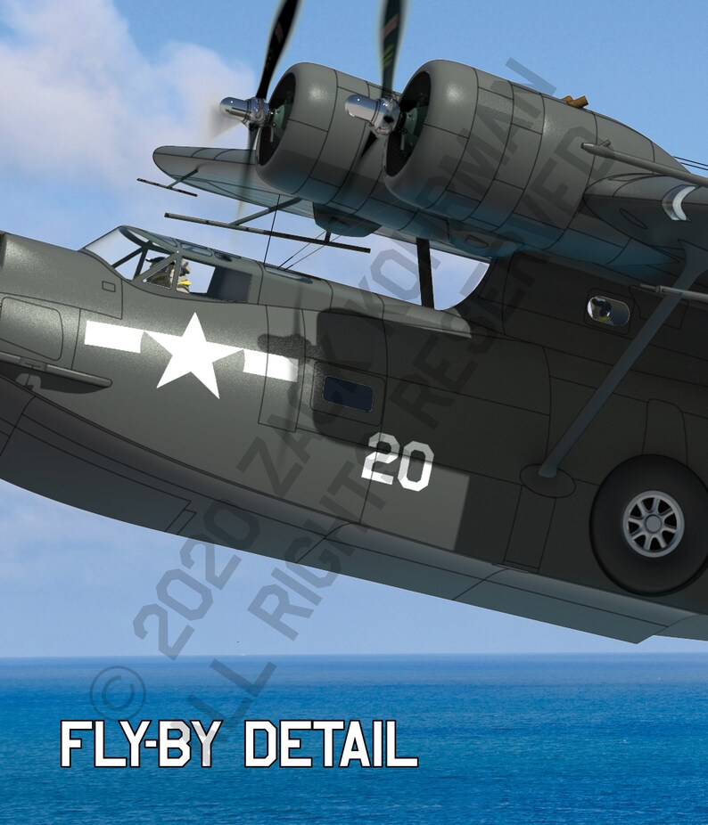 Consolidated PBY Catalina WW2 Aviation Art Blueprint - Etsy