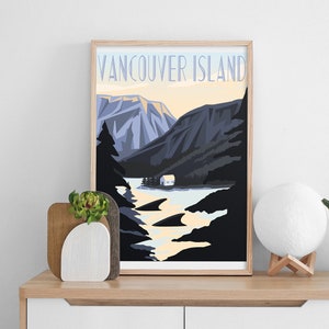 Vancouver Island Travel Poster Canada - Etsy