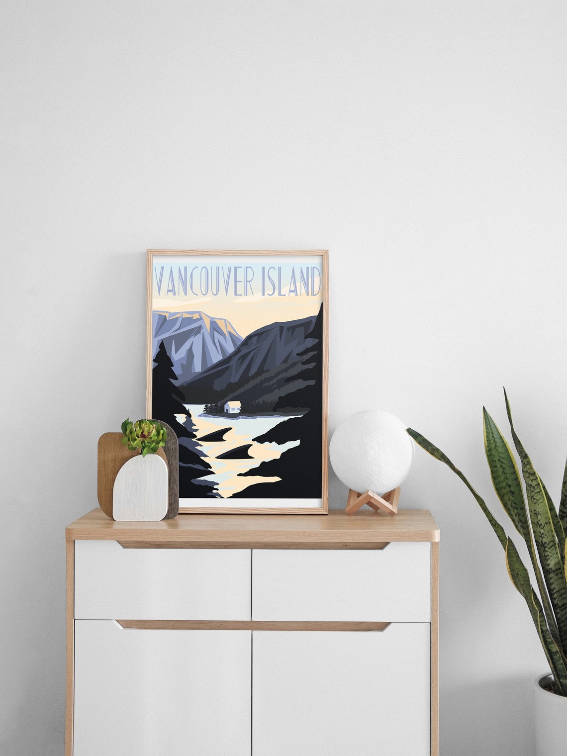 Vancouver Island Travel Poster Canada - Etsy
