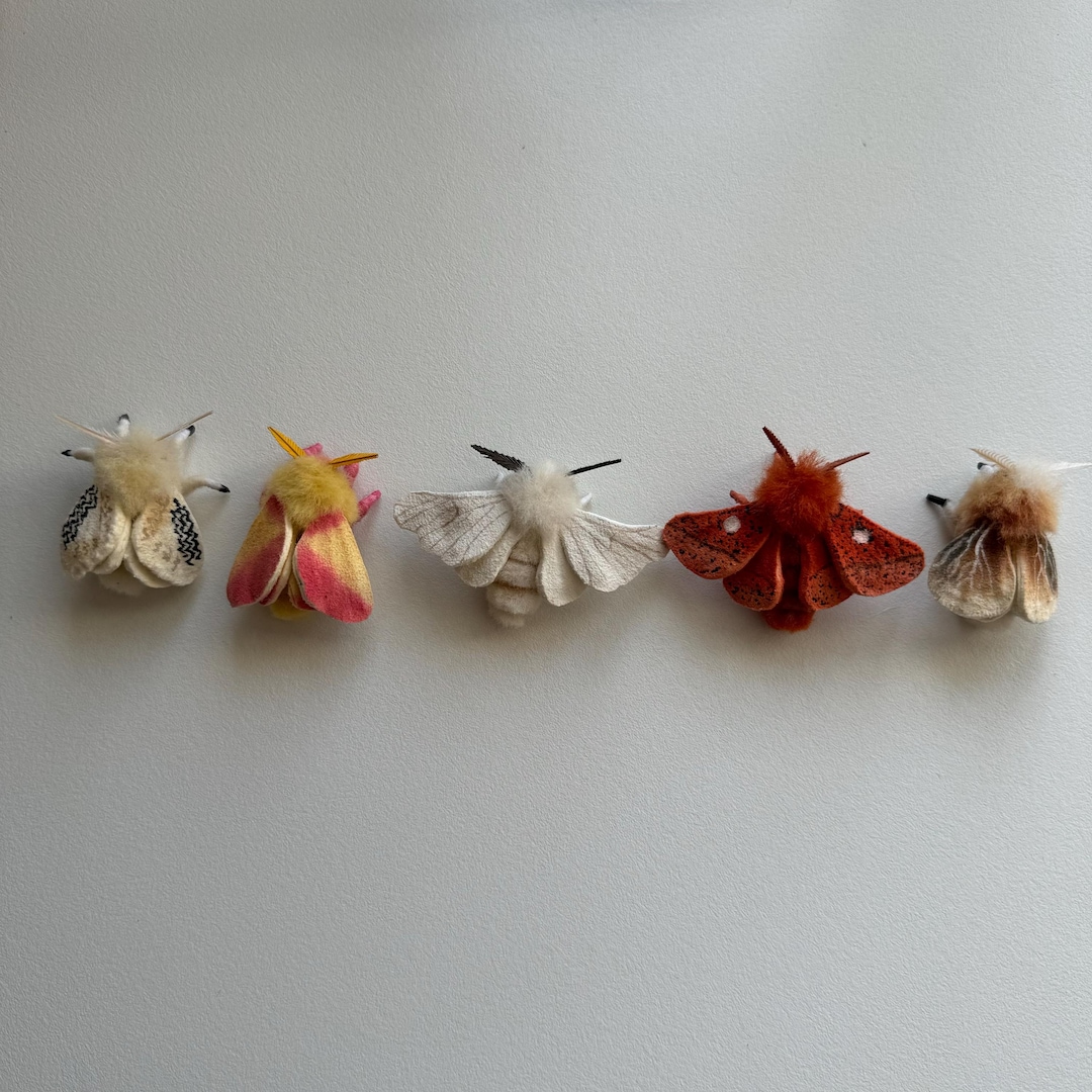 Puppies, Needle Felted, Moth Figurine, Decoration, Handmade, Posable ...